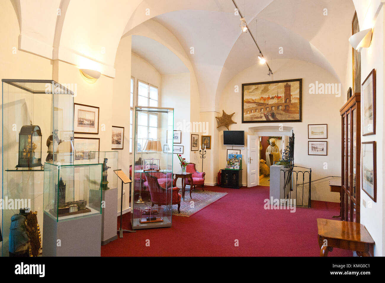 Museum of Charles bridge (Muzeum Karlova mostu) on Krizovnicke sqaure ...