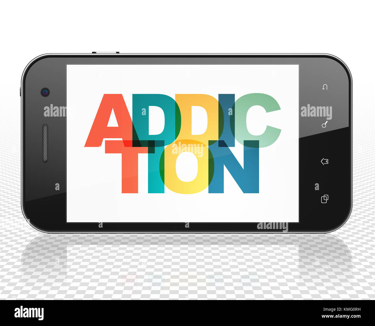 Phone addiction drawing hi-res stock photography and images - Alamy