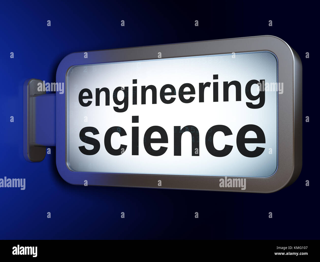 Science concept: Engineering Science on billboard background Stock ...
