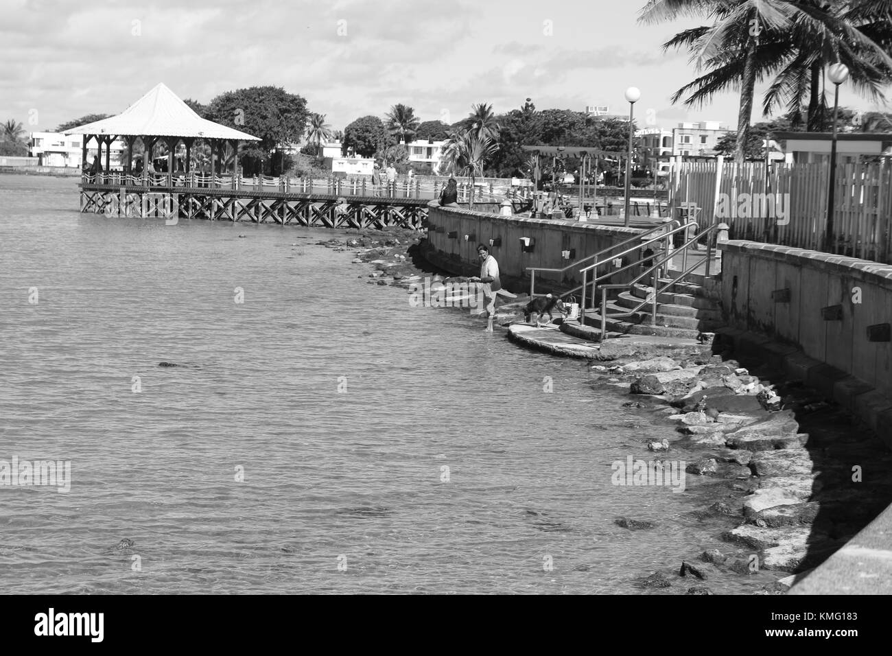 Mahebourg waterfront. Mauritius Stock Photo - Alamy