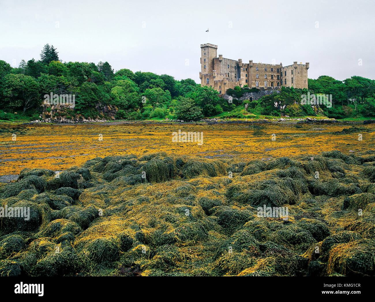 Dunvegan Castle on the Inner Hebrides Isle of Skye, Scotland, UK ...