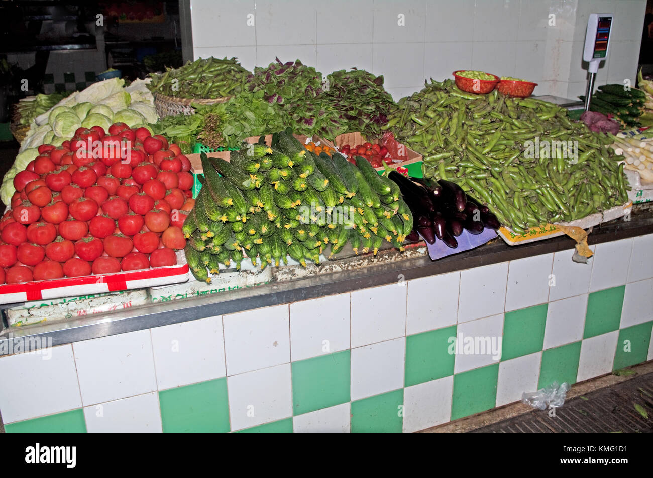 Suzhou, China, Asia, Vegetable Market Stock Photo - Alamy