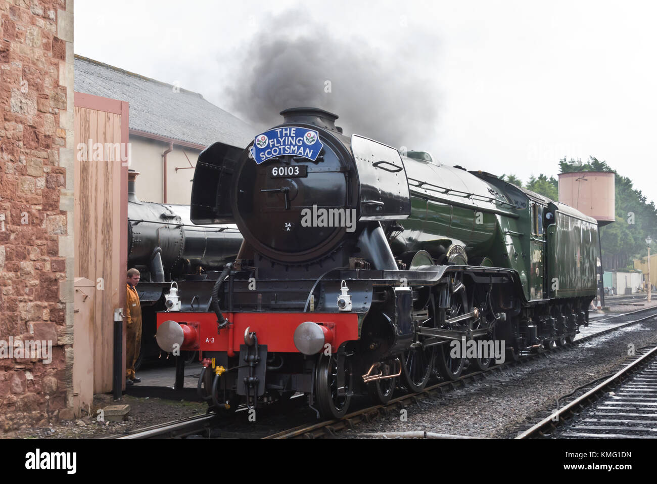 Steam railway engine shed minehead hi-res stock photography and images ...