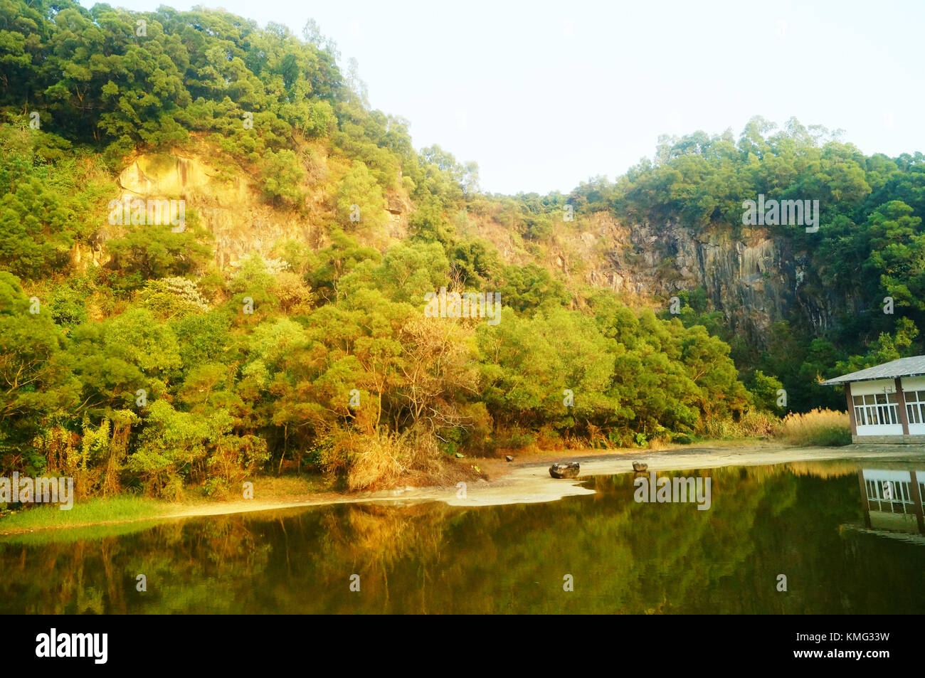 Ponds and surrounding natural landscapes Stock Photo - Alamy