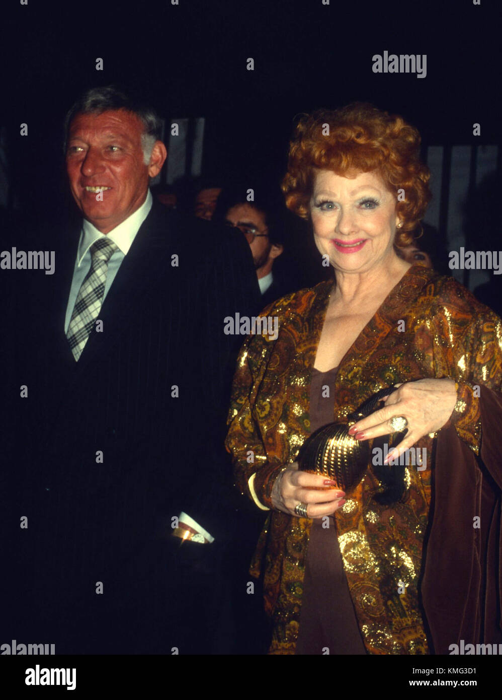 Actress Lucille Ball And Husband Gary Morton Attend 30th Anniversary Celebration Of I Love Lucy