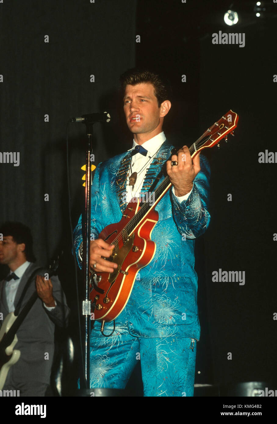 Singer/musician Chris Isaak performs in concert at the Greek Theatre on ...
