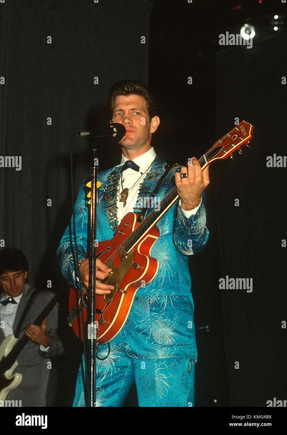 Singer/musician Chris Isaak performs in concert at the Greek Theatre on ...