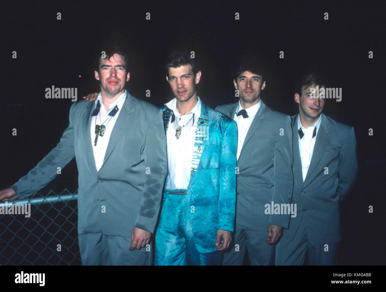 (L-R) Musicians Kenney Dale Johnson, singer/musician Chris Isaak ...