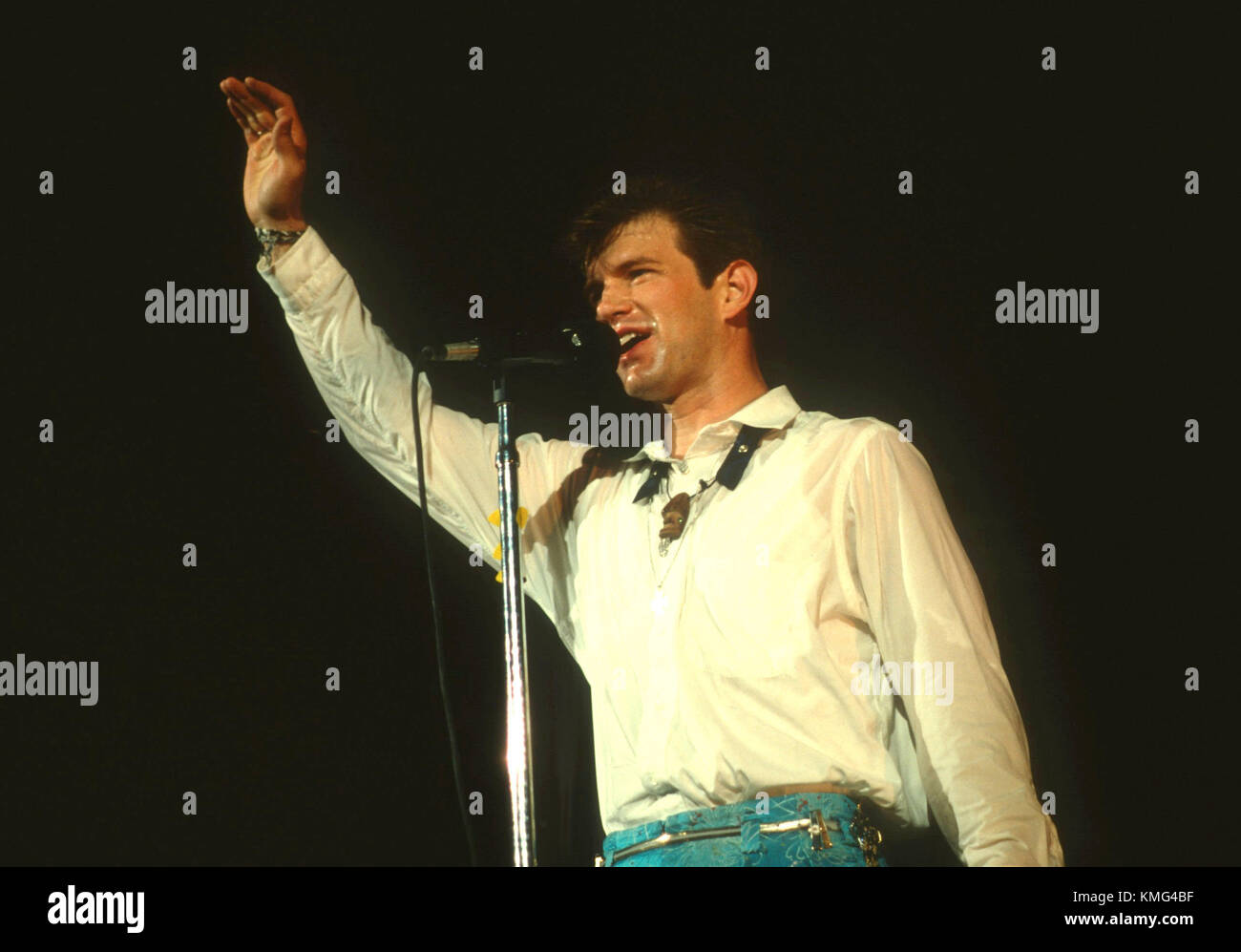 Singer/musician Chris Isaak performs in concert at the Greek Theatre on ...