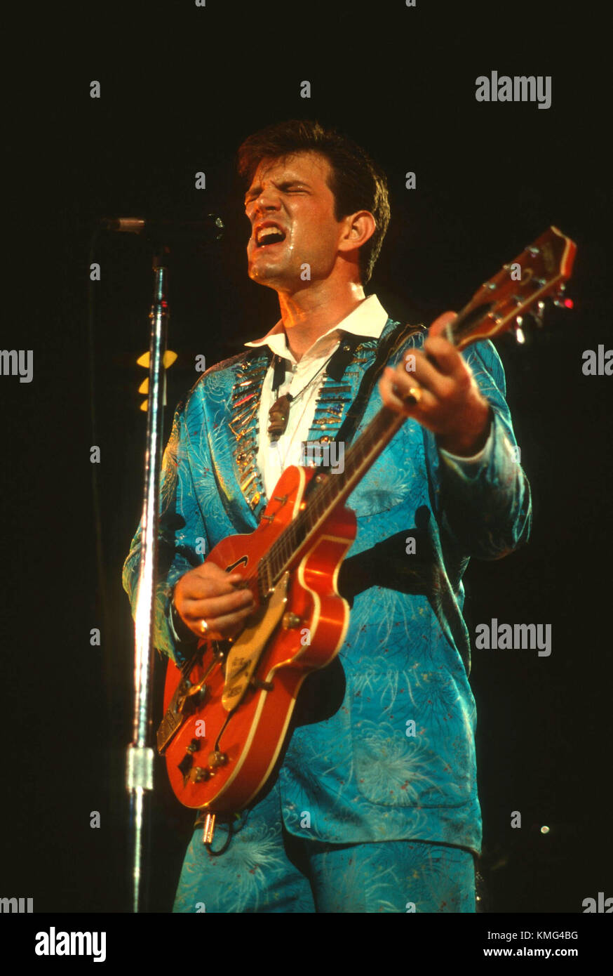 Singer/musician Chris Isaak performs in concert at the Greek Theatre on ...