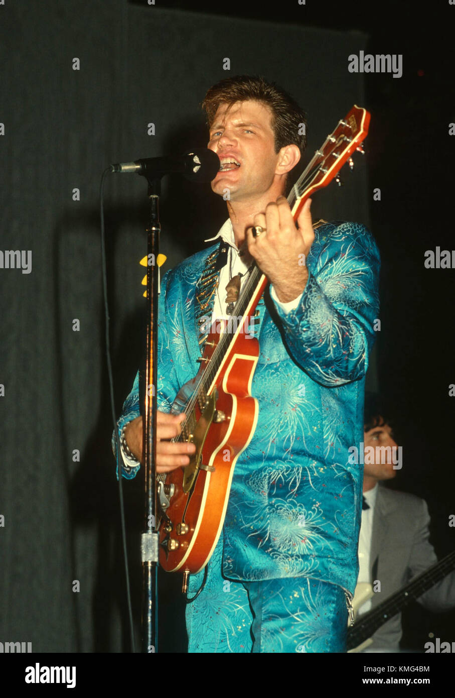 Singer/musician Chris Isaak performs in concert at the Greek Theatre on ...