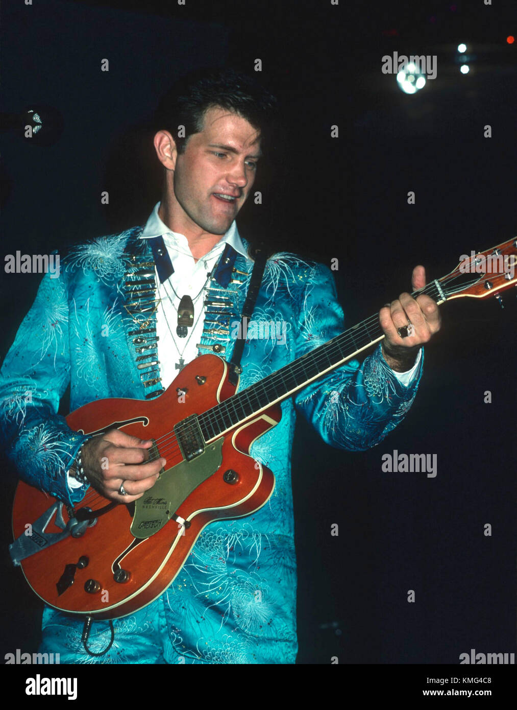 Singer/musician Chris Isaak performs in concert at the Greek Theatre on ...