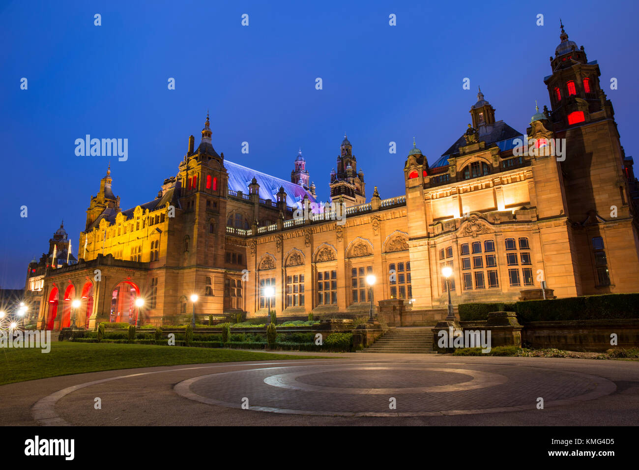 Paisley by Night. Scotland Stock Photo - Alamy