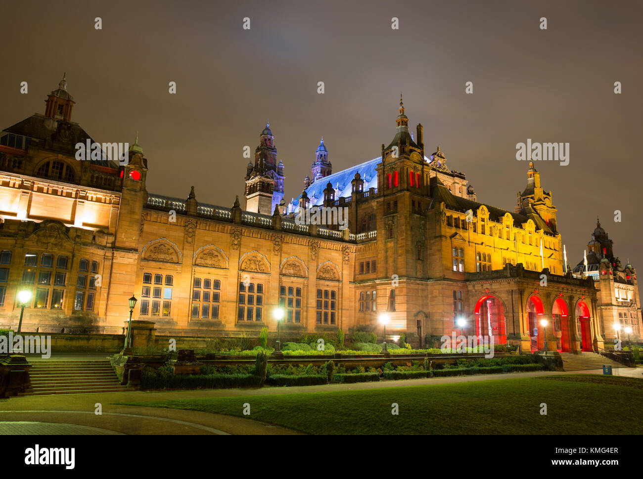 Paisley by Night. Scotland Stock Photo - Alamy