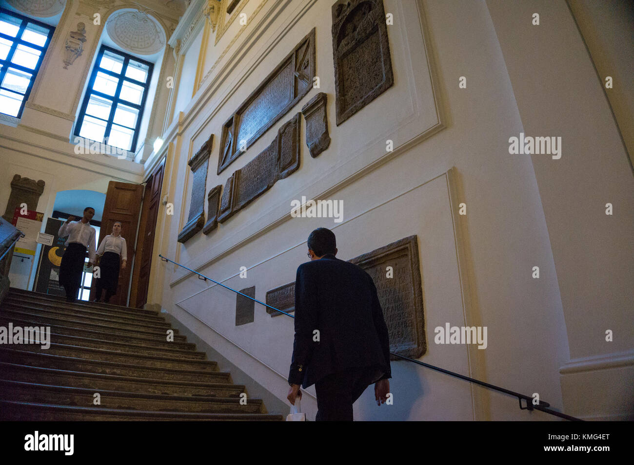 Interior of Kunsthistorisches (Museum of Art History) and gallery rooms ...