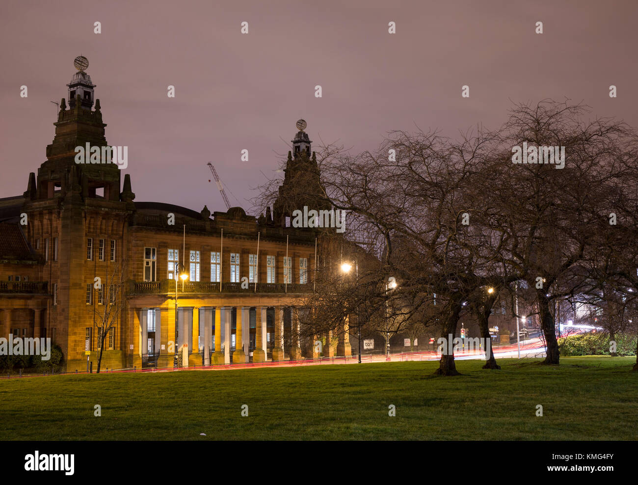Paisley by Night. Scotland Stock Photo - Alamy
