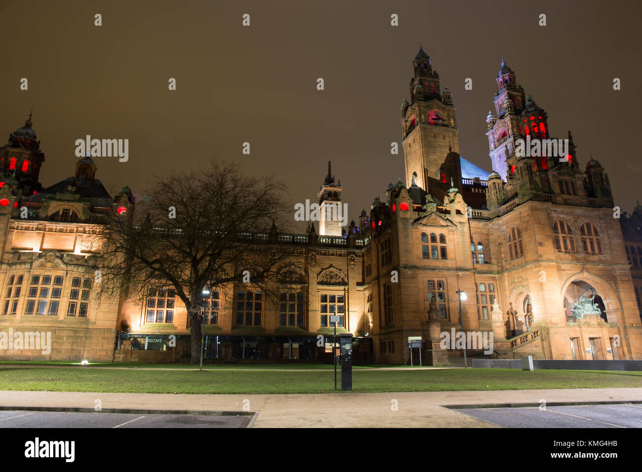 Paisley by Night. Scotland Stock Photo - Alamy