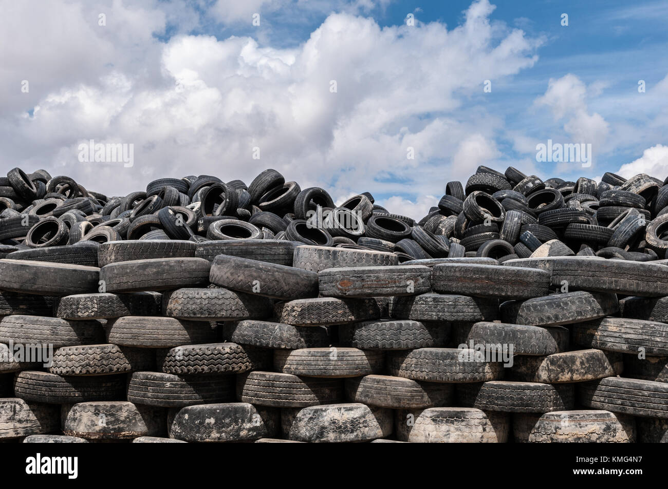 Old tyre piles hi-res stock photography and images - Alamy