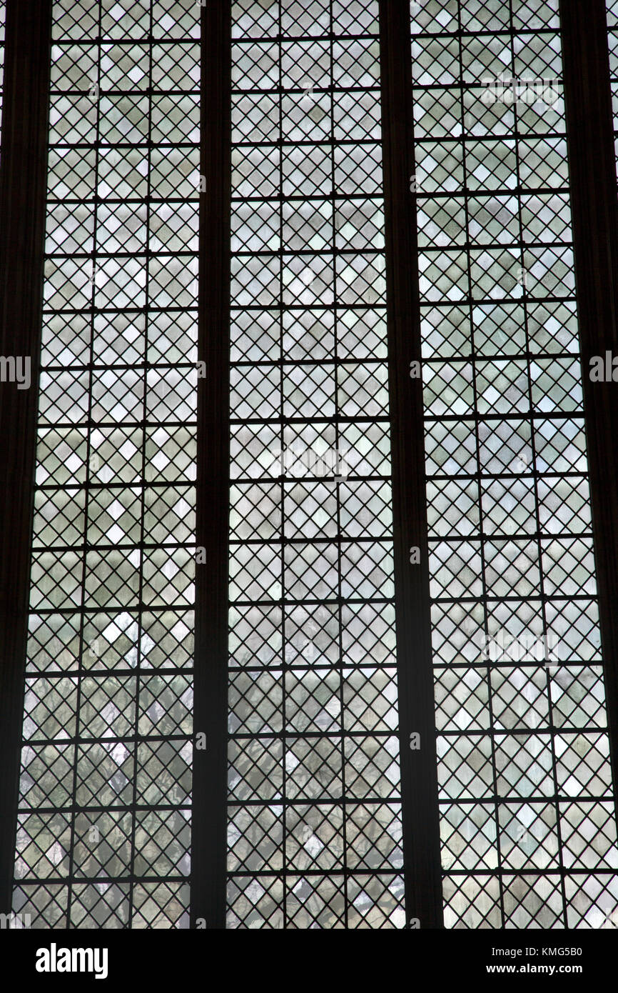 Glass Window in Church Building Stock Photo - Alamy