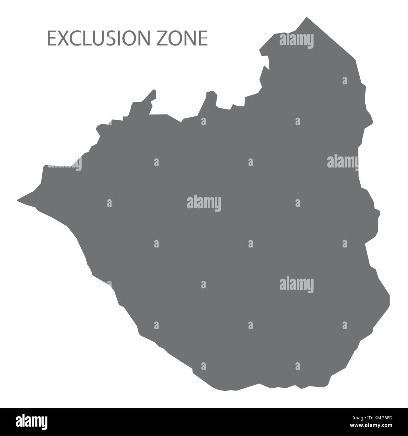 Montserrat exclusion zone Stock Vector Images - Alamy