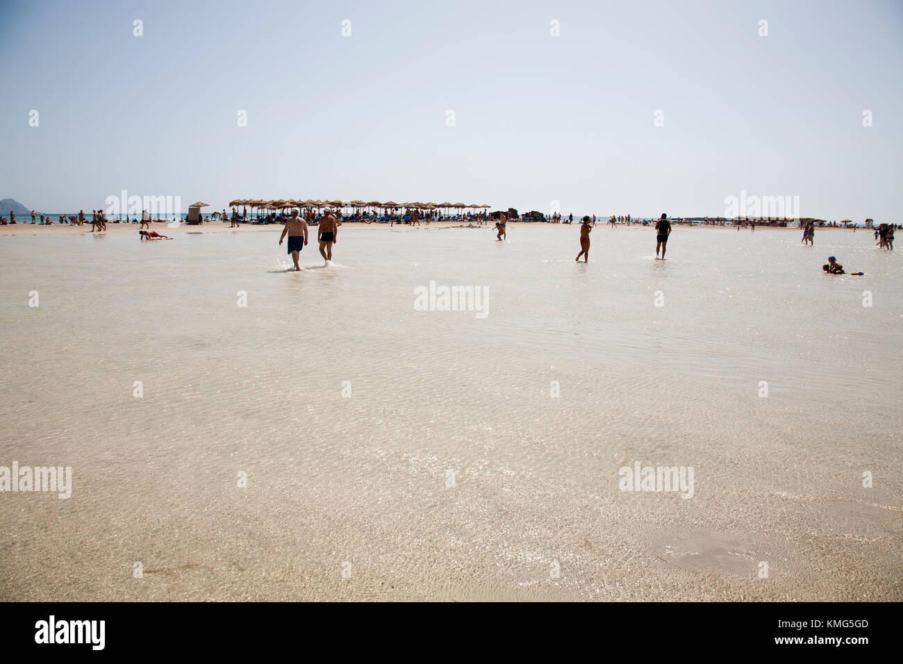 Elafonisos beach and area, Crete island, Greece, Europe Stock Photo - Alamy