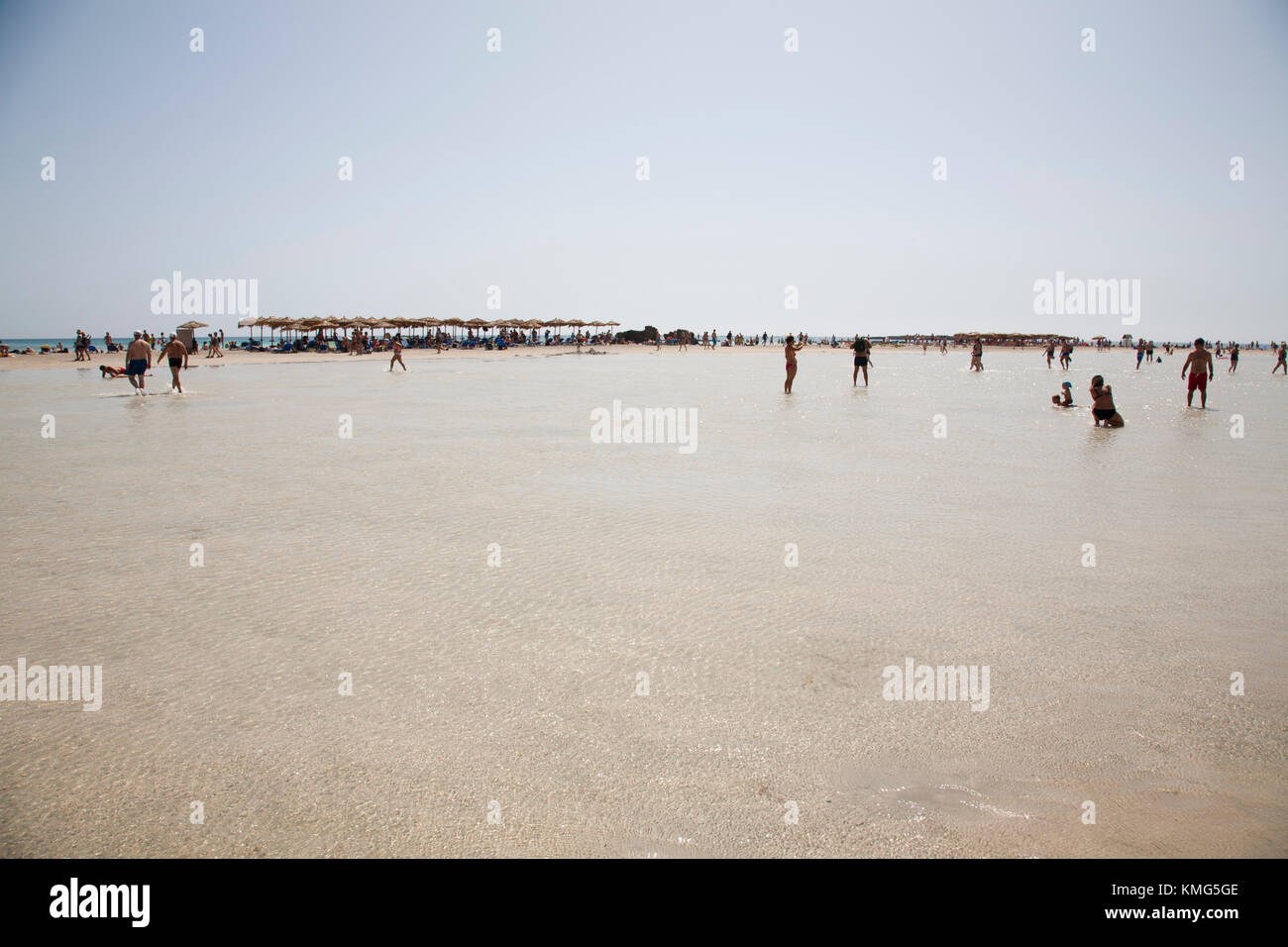 Elafonisos beach and area, Crete island, Greece, Europe Stock Photo - Alamy