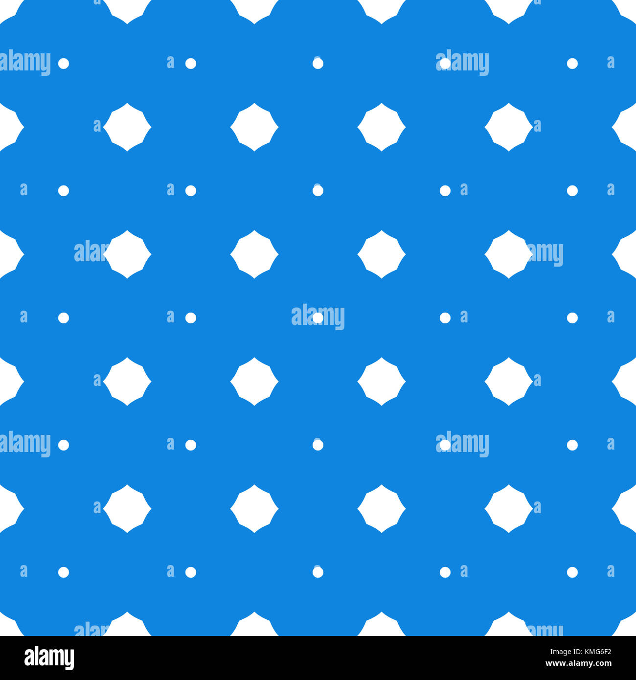 Blue background with white pattern Stock Photo - Alamy