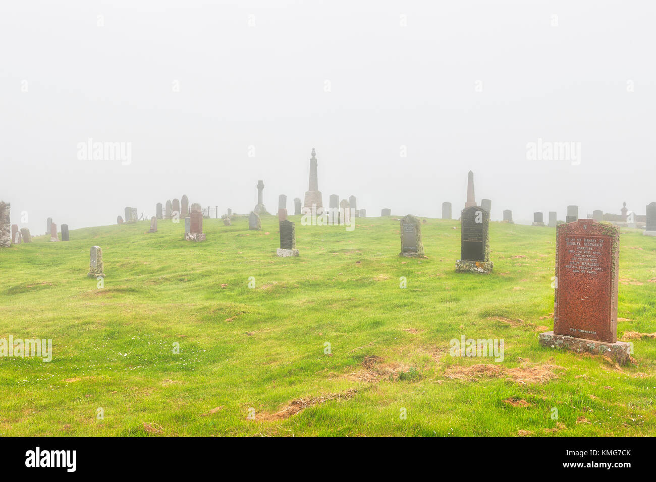 Cemetery at Isle of Skye, Scotland Stock Photo - Alamy