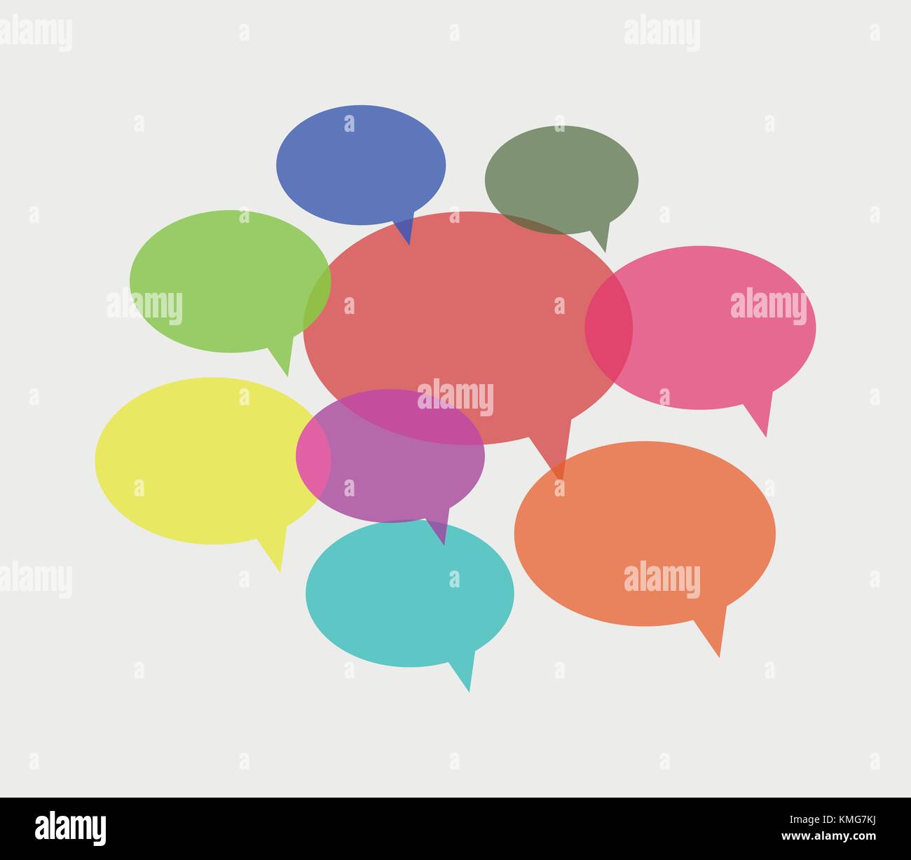 Dialogue clouds hi-res stock photography and images - Alamy