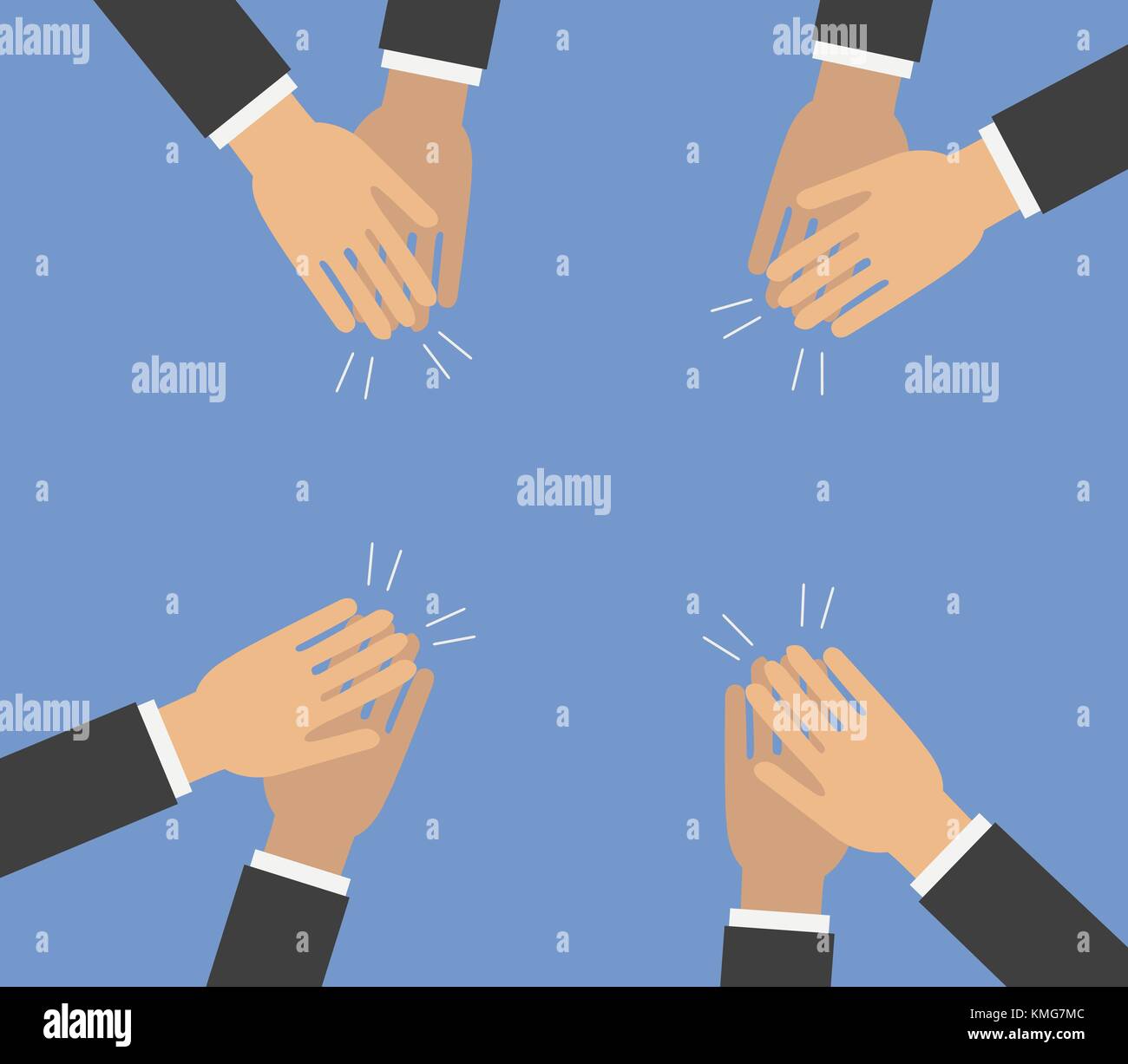 to clap hands Stock Vector Image & Art - Alamy