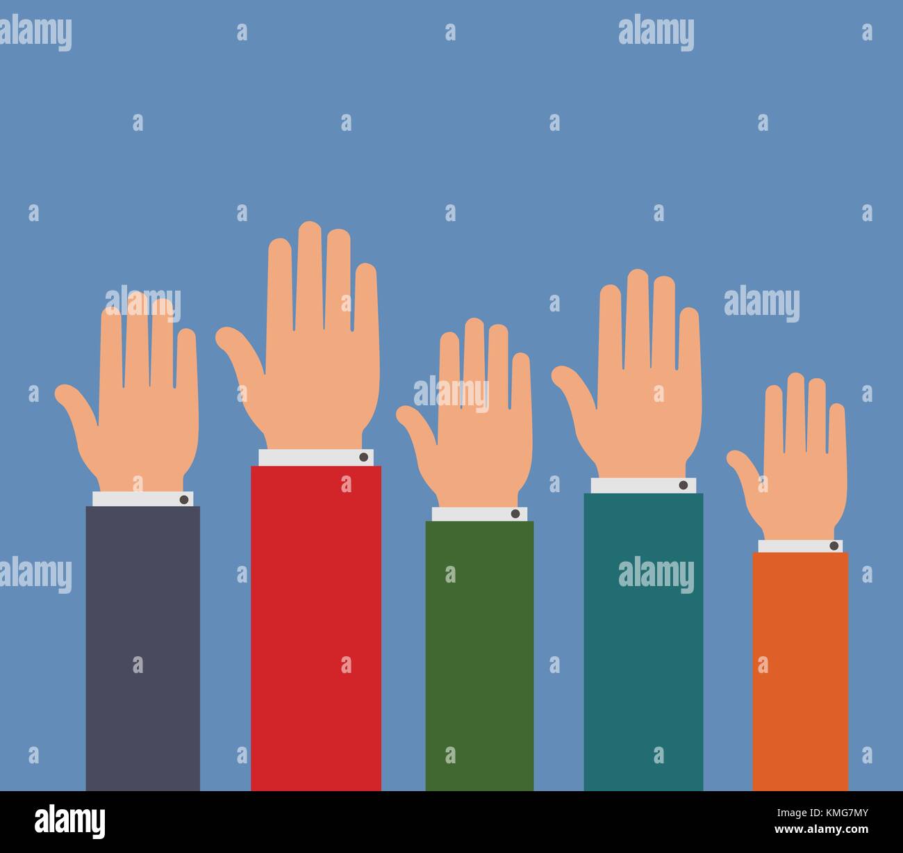 hands up hands up Stock Vector Image & Art - Alamy