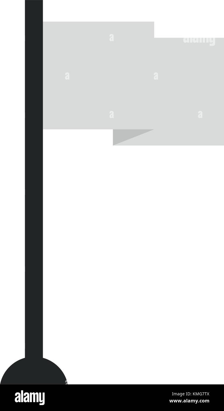 Pennant flag map line Stock Vector Images - Alamy