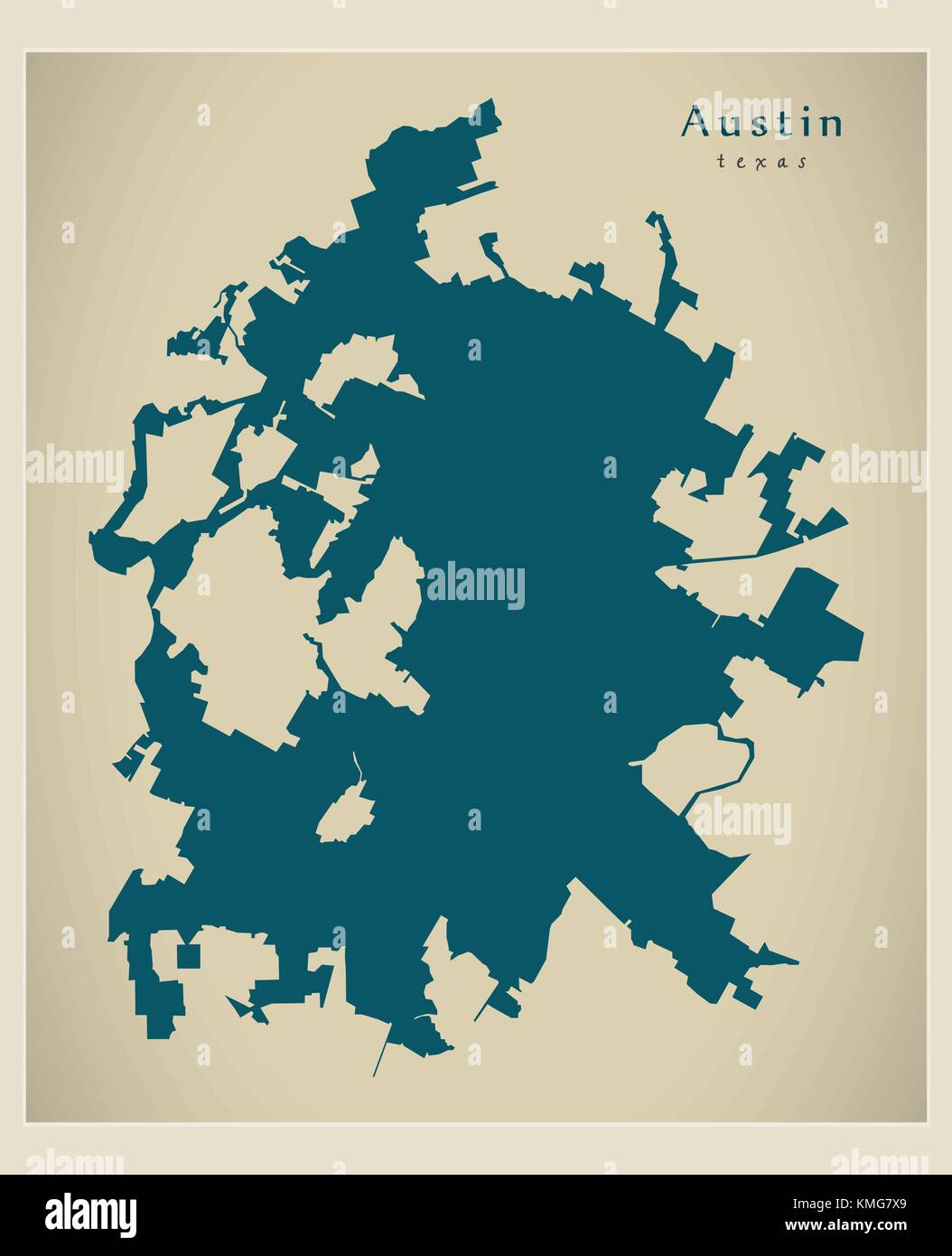 Austin texas district map hi-res stock photography and images - Alamy