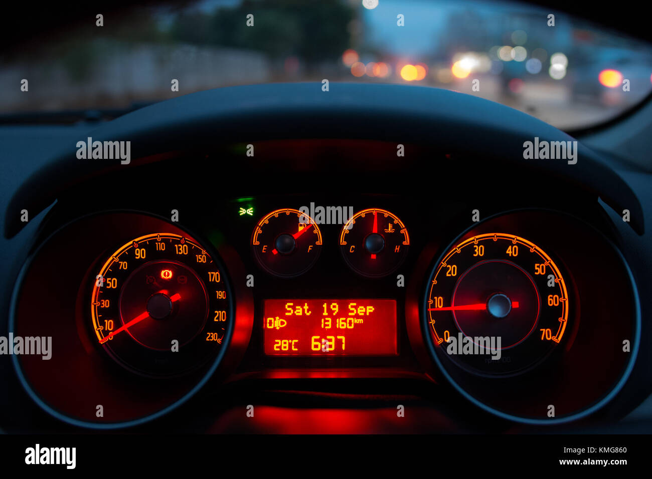 Tachometer lights hi-res stock photography and images - Alamy