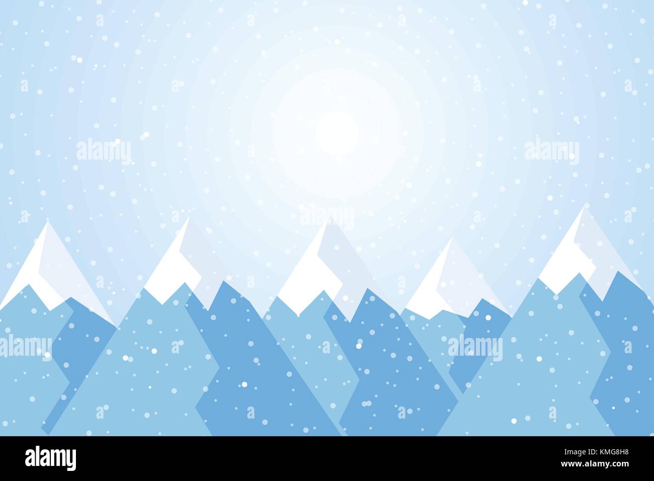 Snow mountain cartoon design hi-res stock photography and images - Alamy