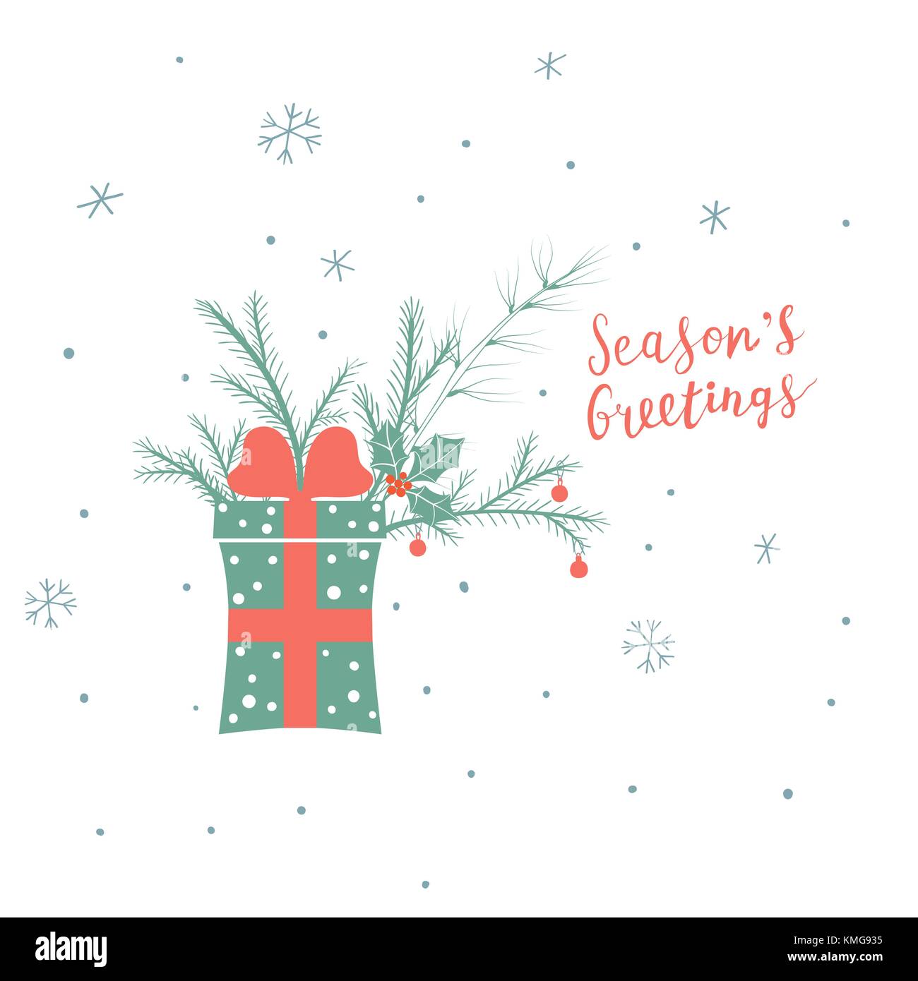 Gift card warm red Stock Vector Images - Alamy