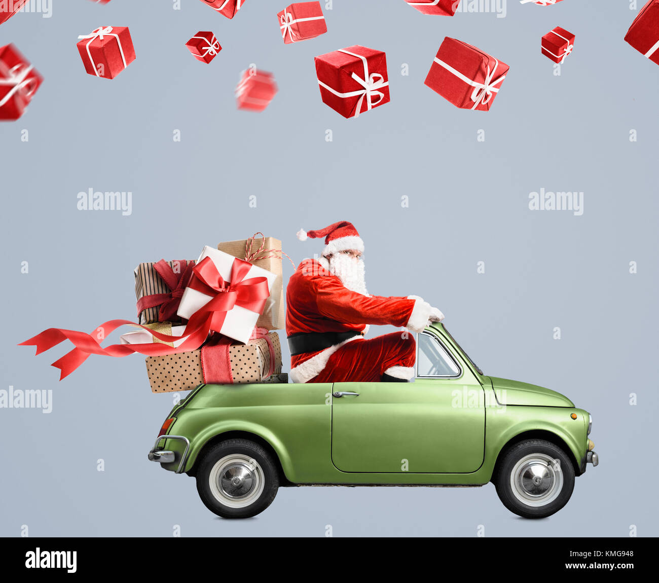 Sitting santa claus toy horizontal hi-res stock photography and images ...