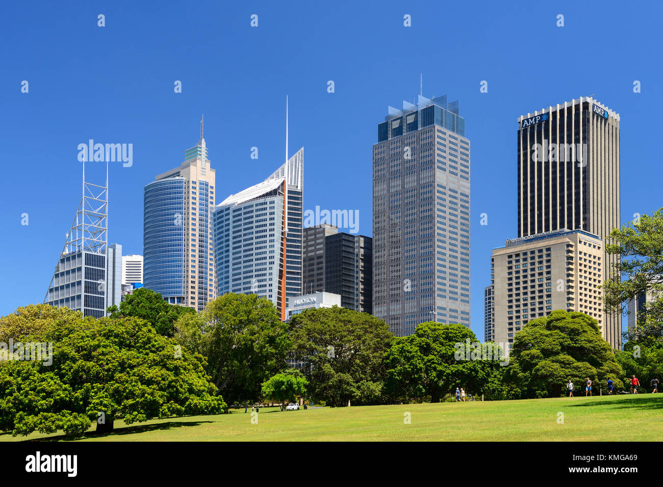 Royal botanic gardens sydney skyline hi-res stock photography and ...