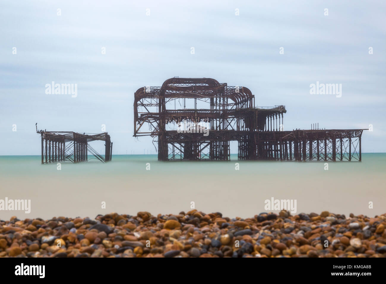 Brighton old pier hi-res stock photography and images - Alamy
