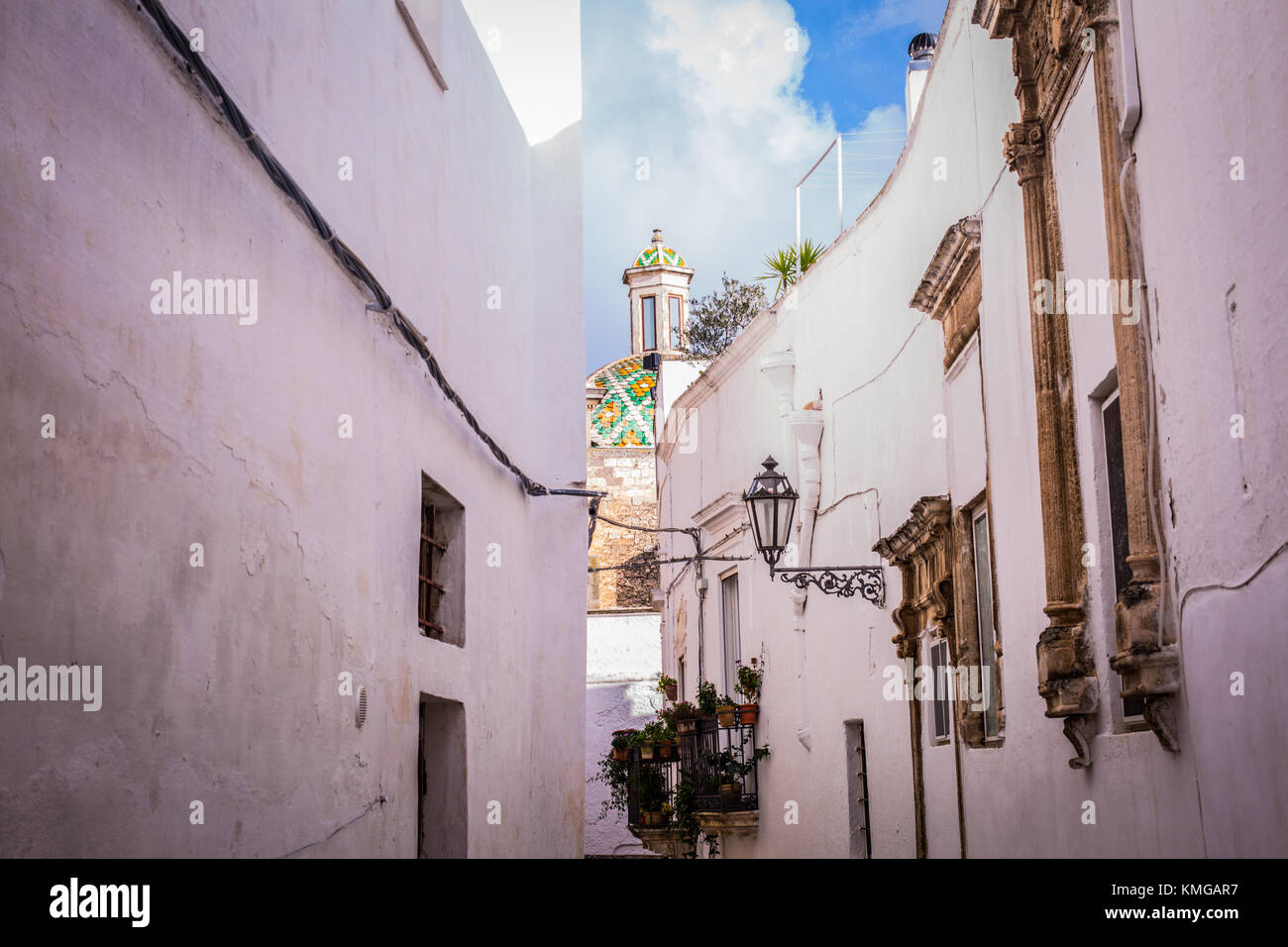 White old buildings Stock Photo - Alamy