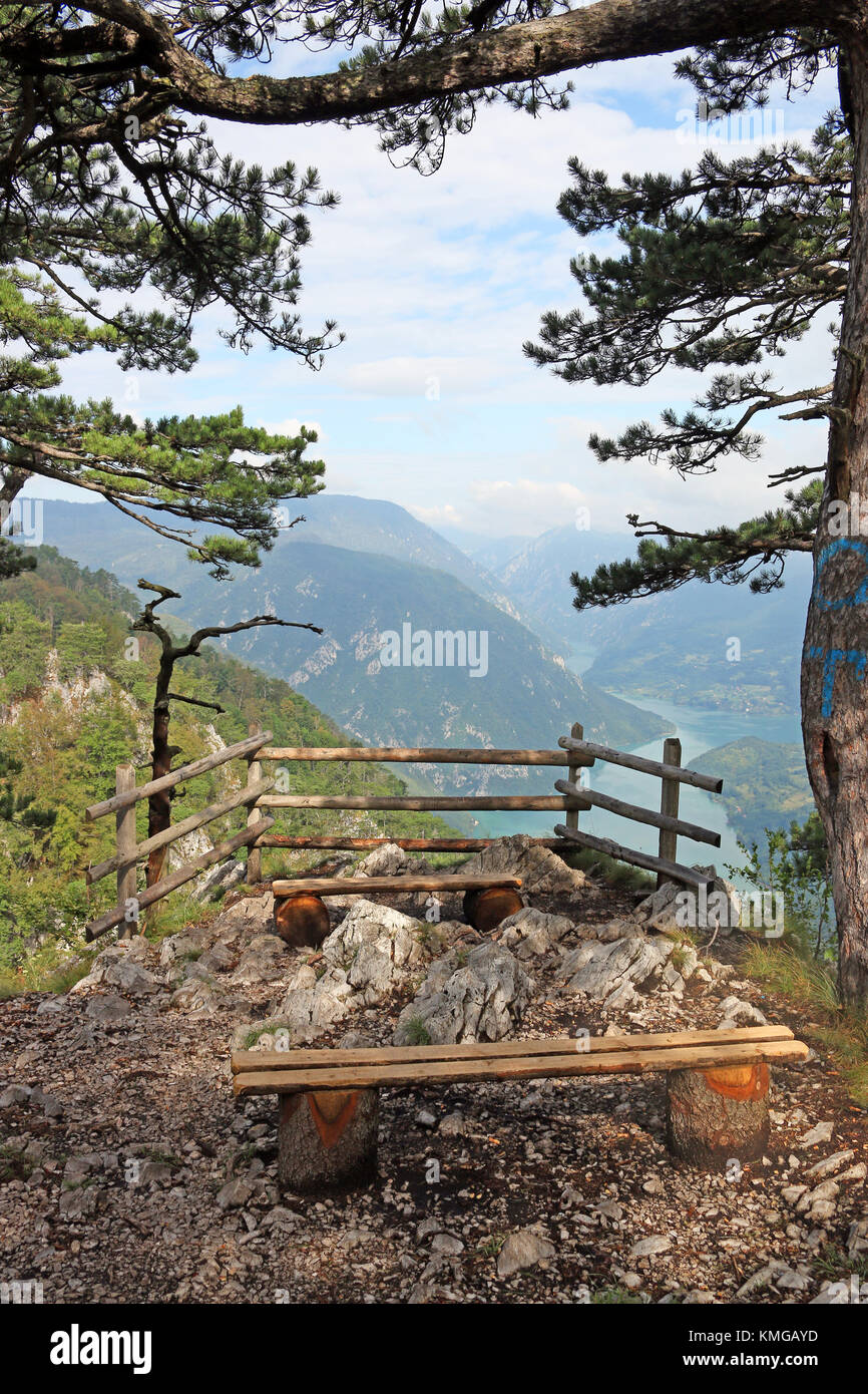 famous viewpoint Banjska stena Tara mountain Serbia Stock Photo - Alamy