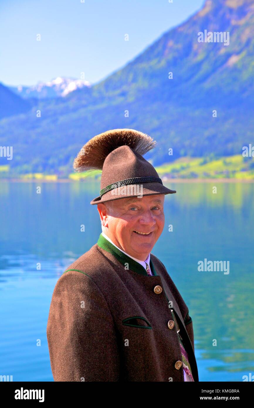 Typical Traditional Austrian Dress, St. Wolfgang, Austria, Europe Stock ...