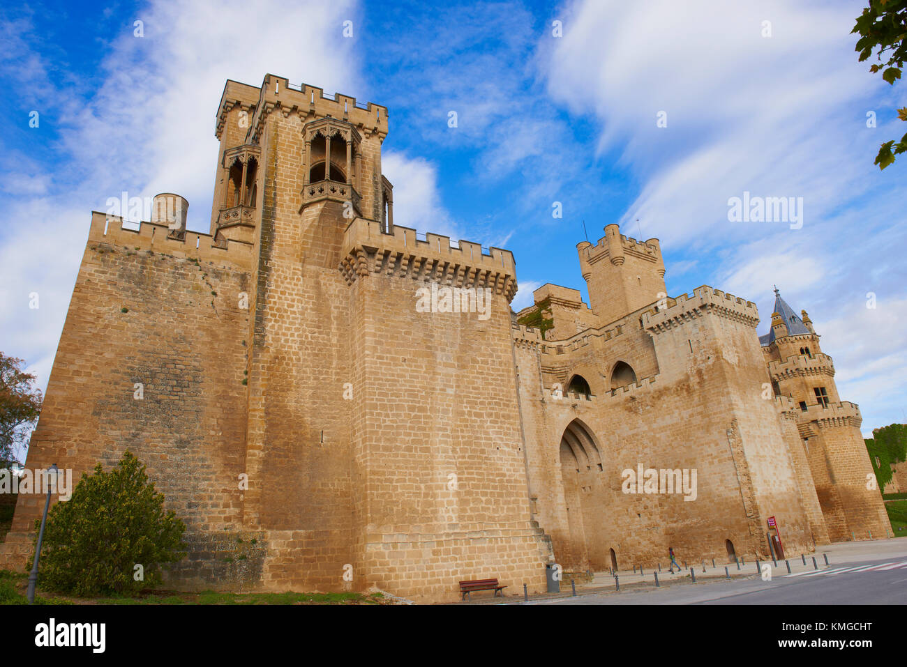 Olite, Palace of the Kings of Navarre, Castle, Navarre, Spain Stock ...