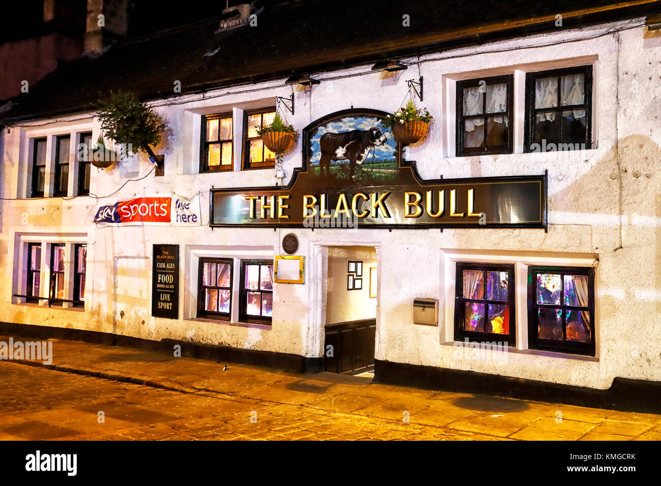 Black Bull Inn stands on Otley Market Square, The Black Bull is the ...