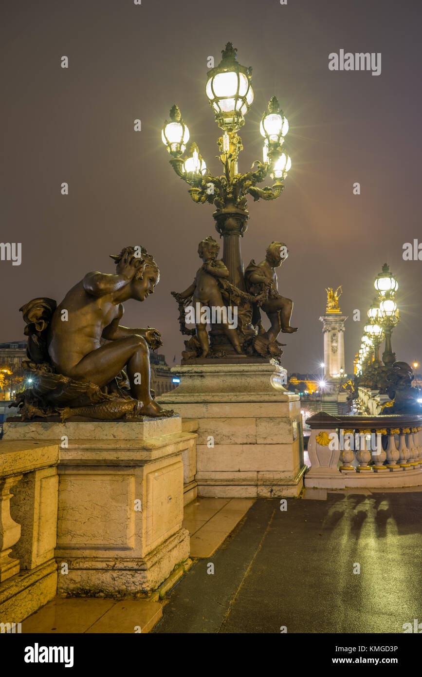 Bridge of the Alexandre III, Paris France Stock Photo - Alamy