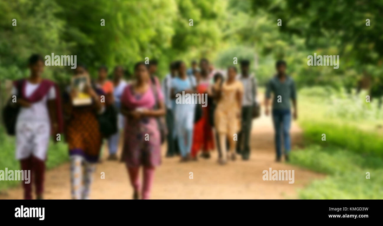 Group of college students walking together Stock Photo - Alamy