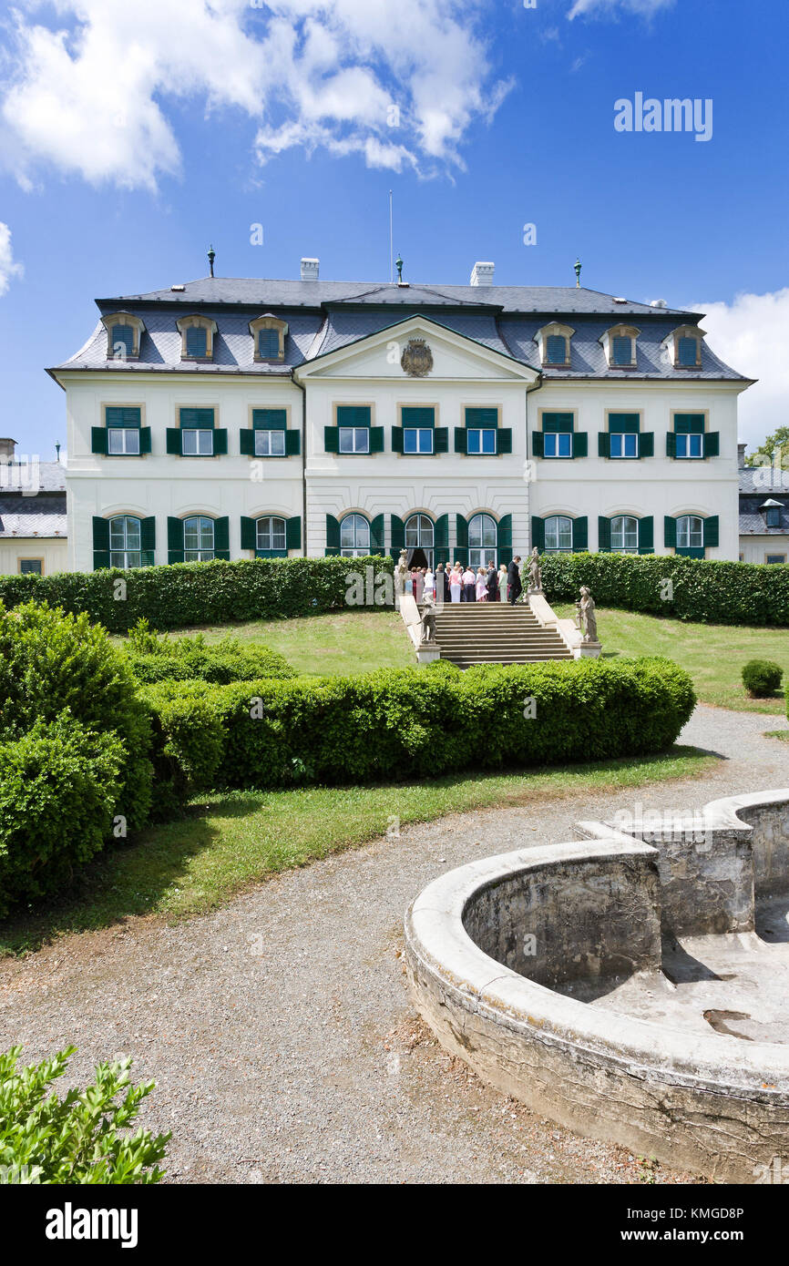 NAMEST NA HANE, CZECH REPUBLIC - JUNE 19 - baroque castle from 18th ...