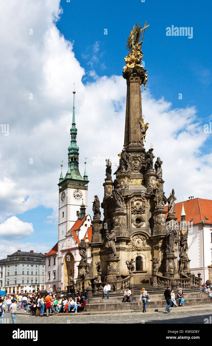 Pillar of the holy trinity olomouc hi-res stock photography and images ...