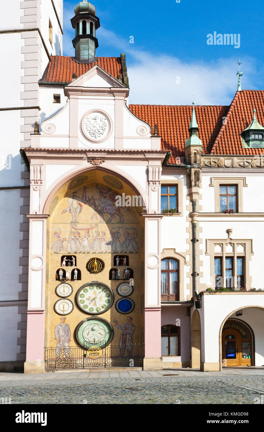 OLOMOUC, CZECH REPUBLIC - MAY 10, 2013: renaissance town hall with ...