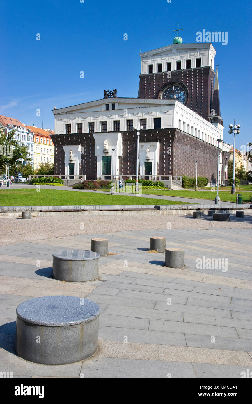 Church of the Most Sacred Heart of Our Lord, Prague, Czech republic ...